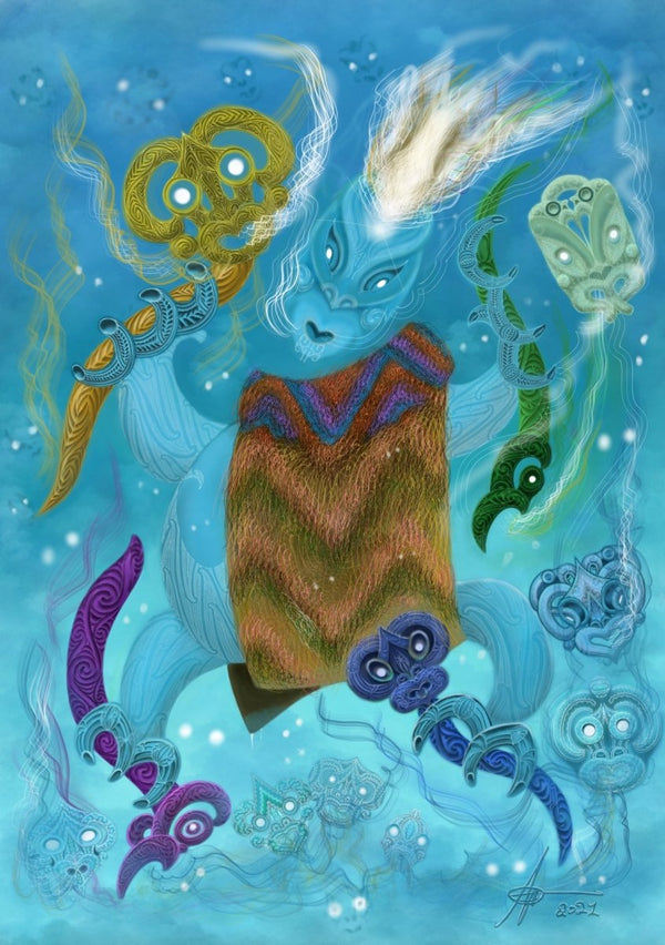 Huru-tea-a-rangi - Paper Print – Revolution Aotearoa