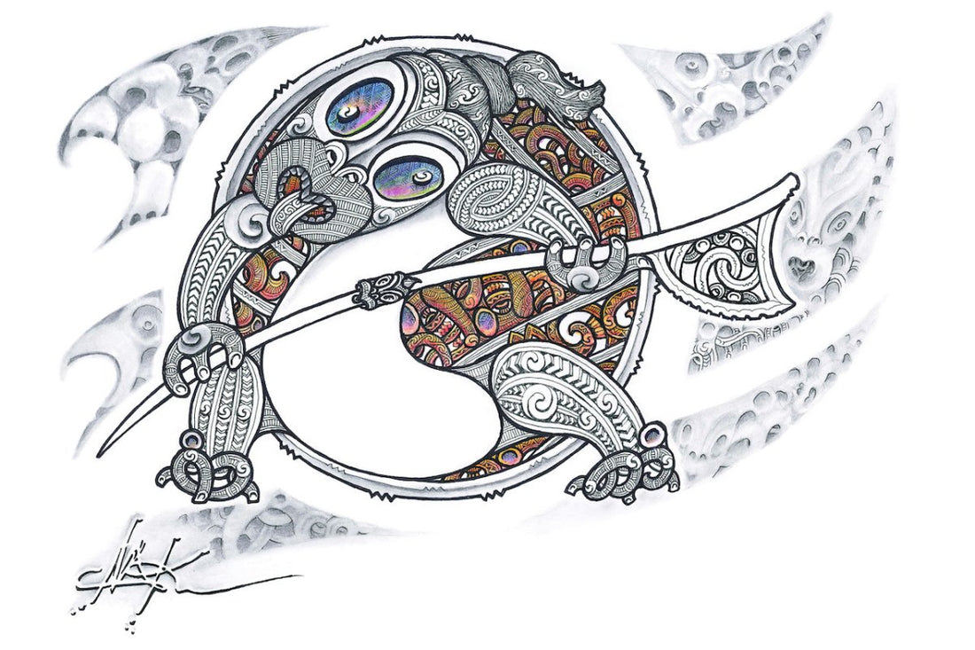 Tūmatauenga - Paper Print – Revolution Aotearoa